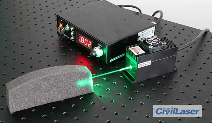 530nm±2nm 900mW Green Laser Lab Research Laser System