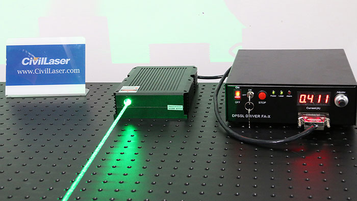 525nm 16W Green Semiconductor Laser High Power Laser Source