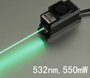 532nm 500mW High Power Green Laser Module Dot (LSR532NL)