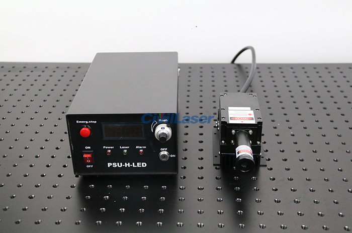532nm 2500mW Green Diode Pump Solid State Laser Line Laser Output