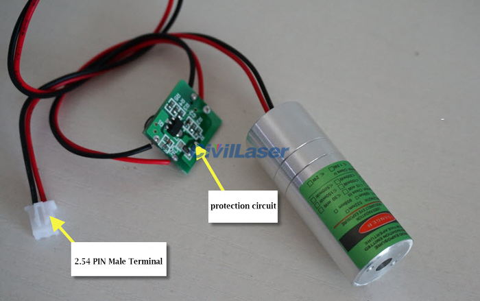 532nm 50~100mW Green Laser Module Stage Laser Light Good Heat ...