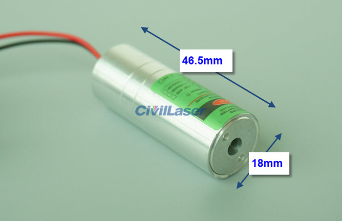 532nm 50~100mW Green Laser Module Stage Laser Light Good Heat ...