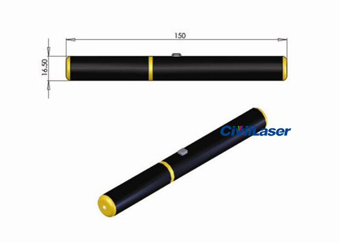 589nm 2mW~10mW Laser Diode Module Dot Yellow Laser Beam