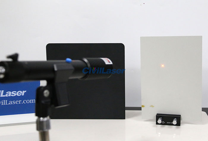 593.5nm 2mW Yellow Laser Module CW TEM00 Diode Laser Portable Laser