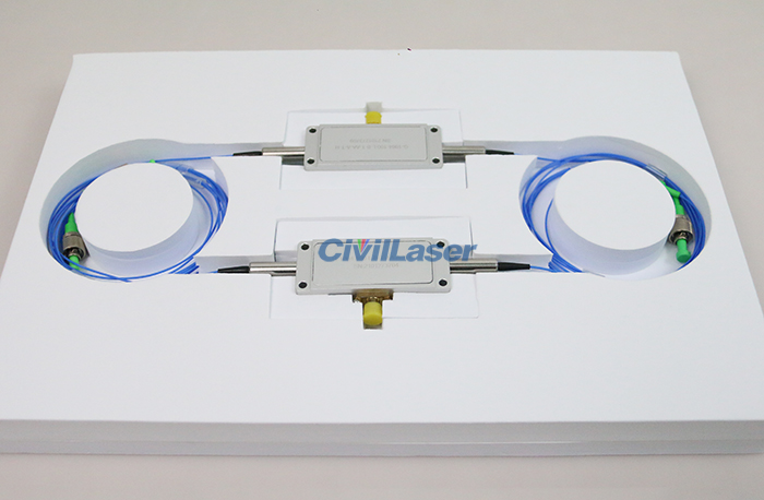 1550nm 40MHz Fiber Coupled Acousto-Optic Modulator SM/PM Fiber AOM