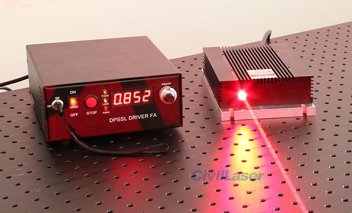 635nm±2nm 10W Semiconductor Laser Lab Laser System