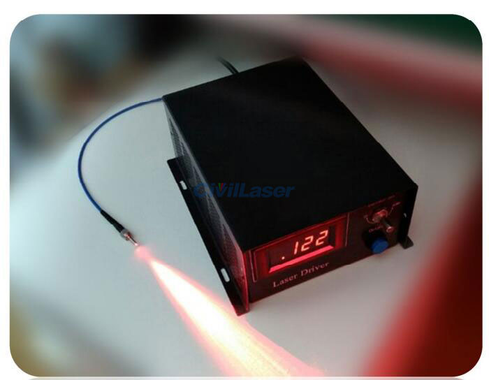 635nm 638nm 300mW~20W Fiber Coupled Laser System PC Control Red Laser ...