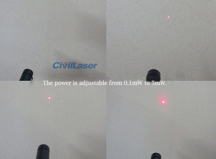 635nm 650nm 0.1~5mW Adjustable Power Red Laser Diode Module Dot/Line ...