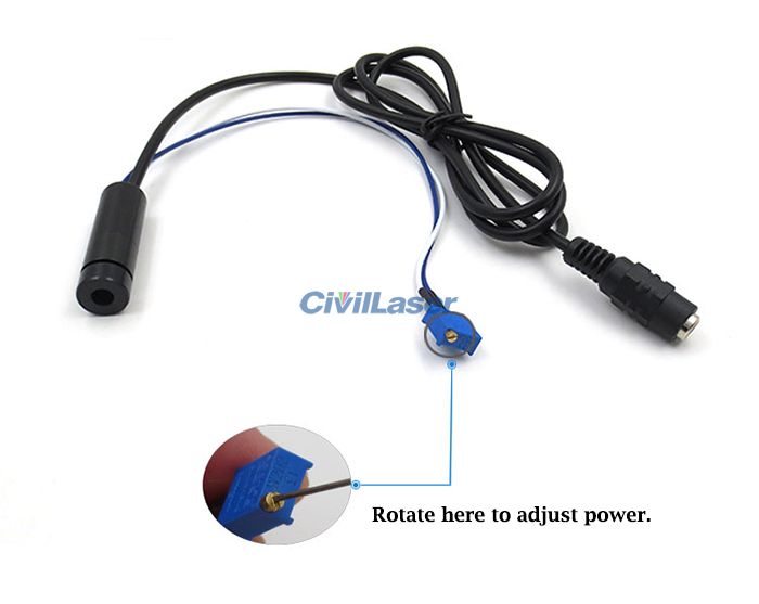 635nm 650nm 0.1~5mW Adjustable Power Red Laser Diode Module Dot/Line ...