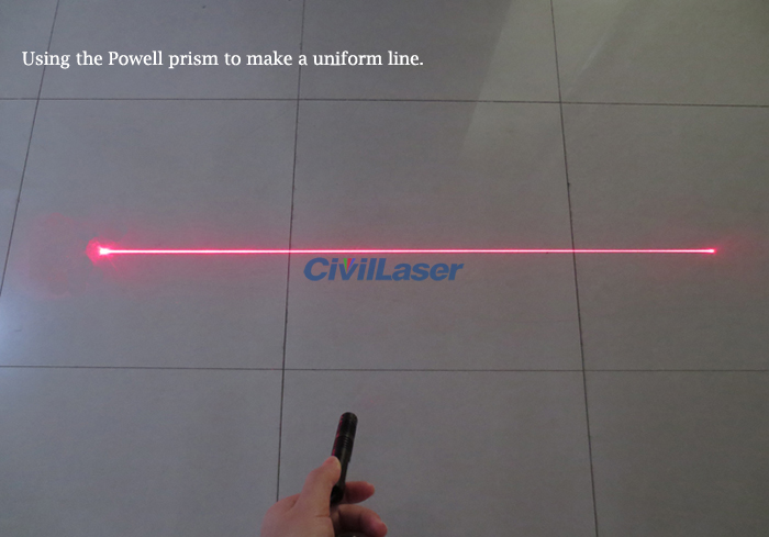 Powell Uniform Red Line Laser 635nm 1~120mW Laser Module For 3D ...
