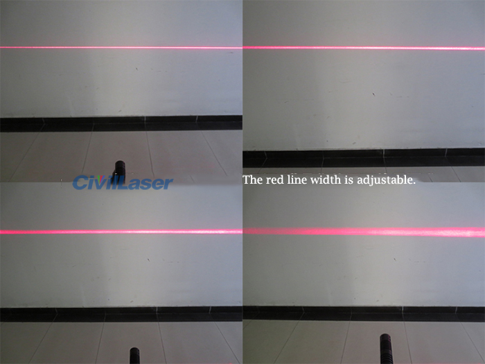 Powell Uniform Red Line Laser 635nm 1~120mW Laser Module For 3D ...