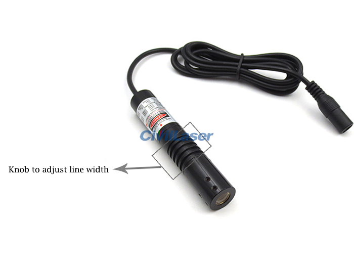 690nm 50mW Powell Uniform Line Laser Module Red Laser Beam Φ16*90mm/12*45mm