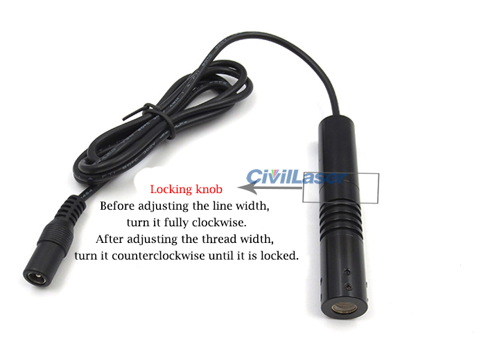 Powell Uniform Red Line Laser 635nm 1~120mW Laser Module For 3D ...