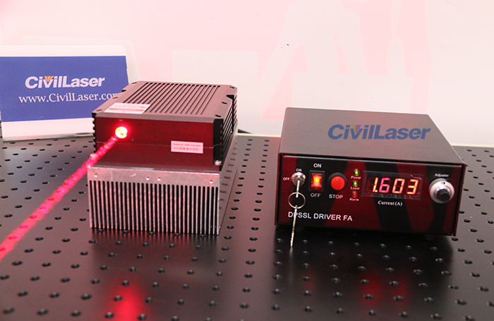 40W High Power Semiconductor Laser 640nm Red Diode Laser Source Lab ...