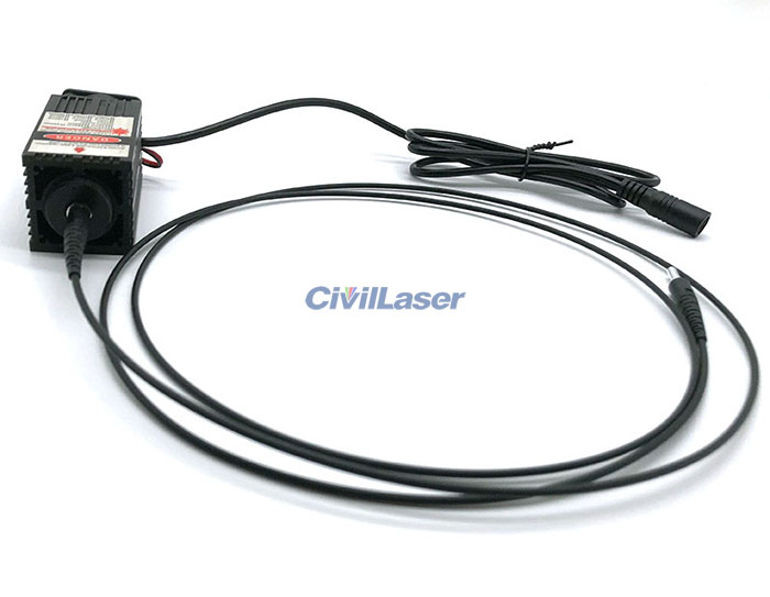 638nm 300mW~1000mW Pigtail Laser Module Dot Red Fiber Laser