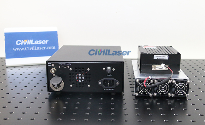 638nm 5000mW Red Line Laser Lab Laser System 45° Divergence Angle Can ...