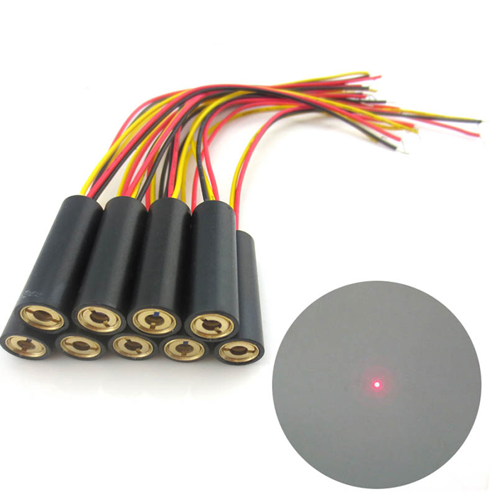 360º Omnibearing HD Laser Module 635nm 20mW Red Line 24mm*36mm