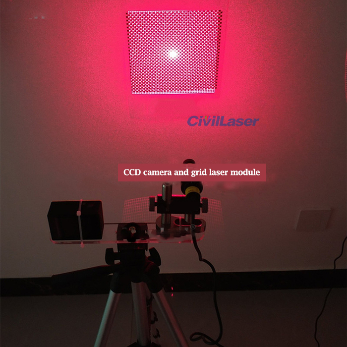 650nm 50~100mW Laser Grating Module 50*50 Grid Red Diode Laser Scanning ...