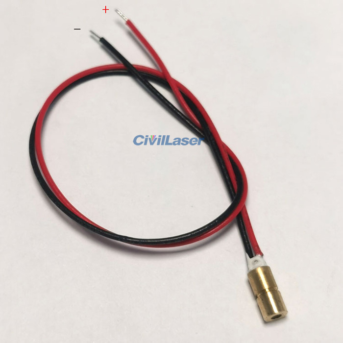 Red Diode Laser 650nm 1mW Φ3.6×9mm Ultra-small Size Laser Module Dot