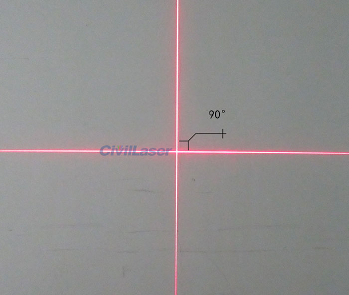 655nm 30mW Red Laser Module Crosshair 6m Line Length 24 Hours ...