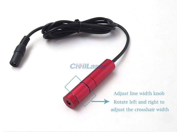 655nm 30mW Red Laser Module Crosshair 6m Line Length 24 Hours ...