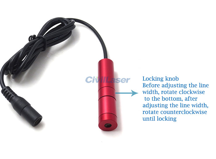 655nm 30mW Red Laser Module Crosshair 6m Line Length 24 Hours ...