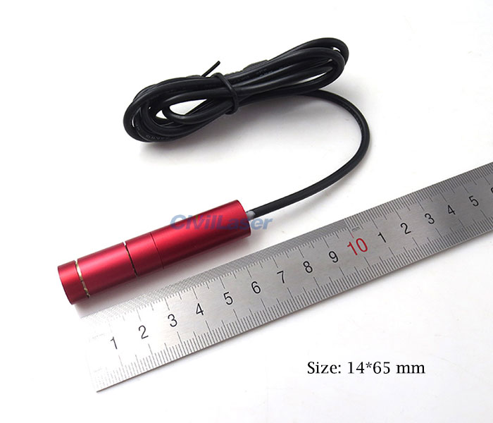 655nm 30mW Red Laser Module Crosshair 6m Line Length 24 Hours ...