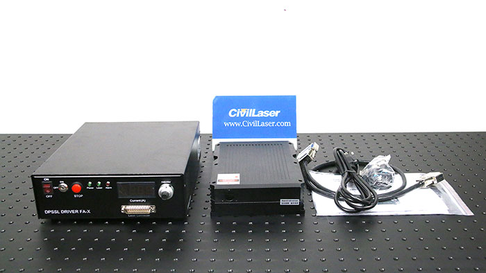 655nm 12W Small Spot Semiconductor Laser System Strong Red Laser Beam