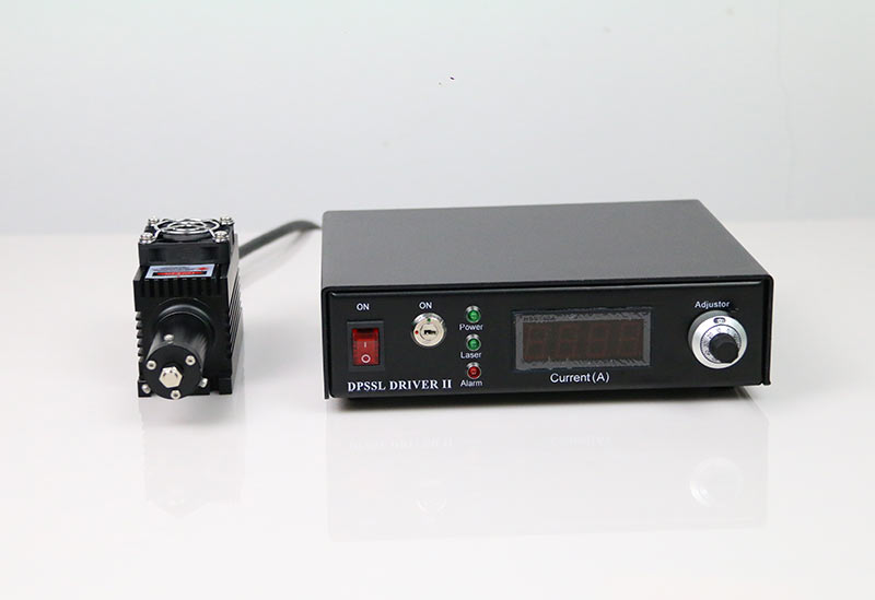 589nm 80mW Yellow laser Fiber coupled laser with power supply