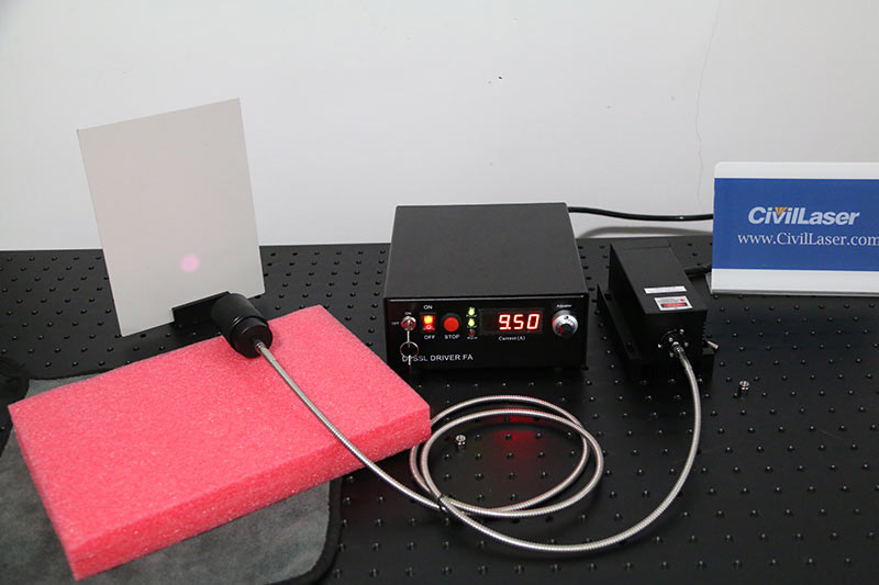 808nm 8W Fiber coupled laser with power supply