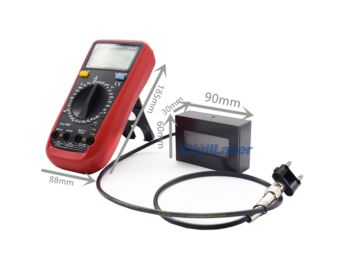 1mJ~10J 808nm Laser Energy Meter Laser Hair Removal Apparatus Strong ...