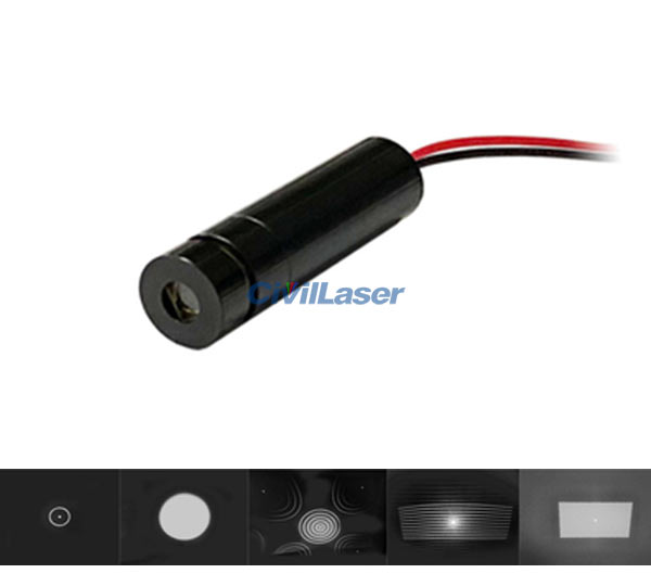830nm 100mW Raster Pattern Laser Module IR Laser Patterns Optional
