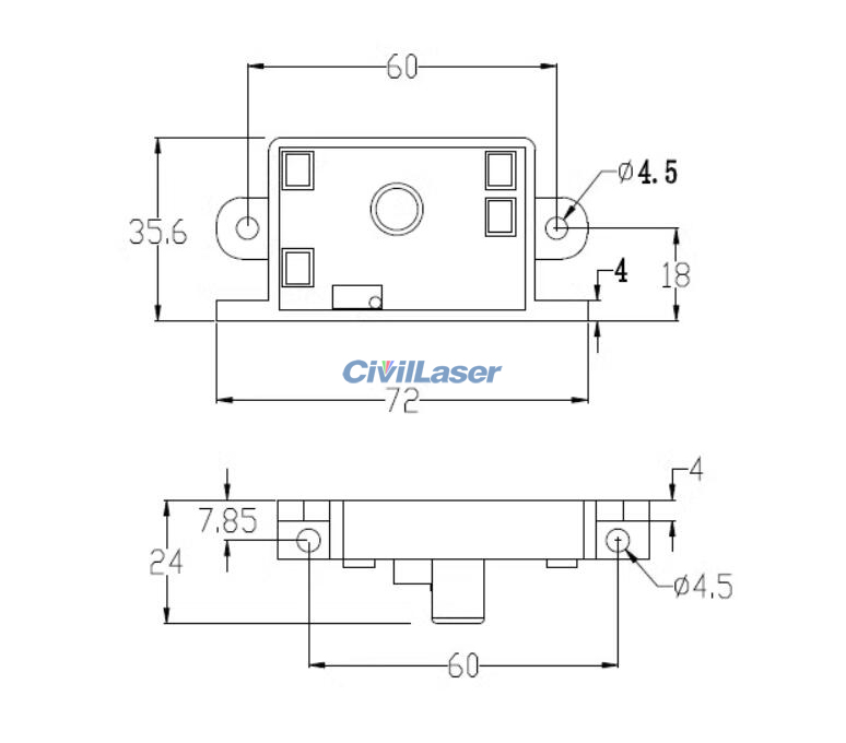 850nm 1000mW High Power IR Laser Module Focus Adjustable with TTL ...