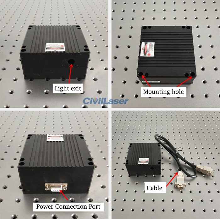 865nm 10W IR Semiconductor Laser Lab Laser System