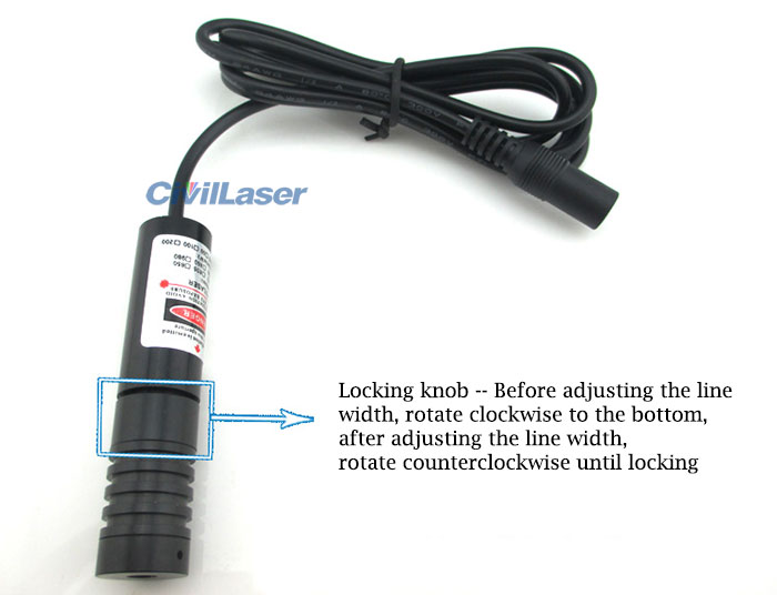 640nm 500mW Ultra Bright Red Laser Diode Module Dot/Line/Crosshair ...