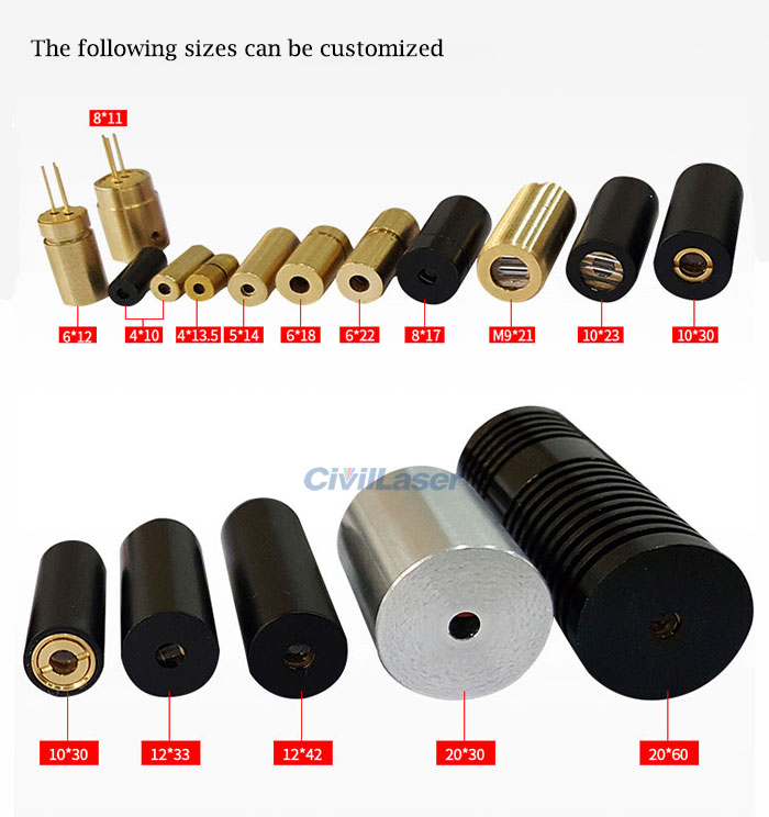930nm 940nm 100mW~700mW Laser Module Dot IR Laser Source