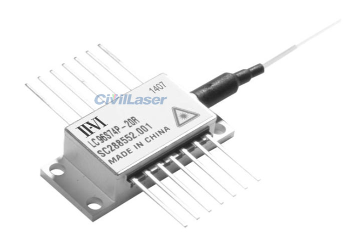 II-VI 976nm KFP=400mW DFB Laser Diode LC96Z400-76 14PIN with SM Fiber