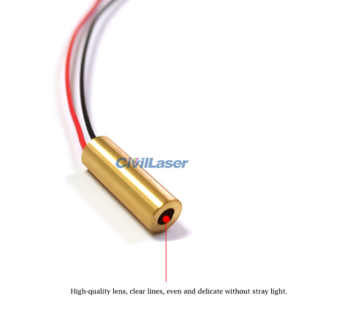 980nm 5~30mW Laser Module Line Small Size IR Diode Laser Φ6x18mm