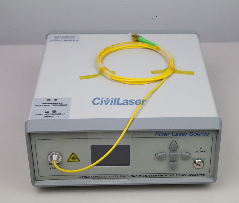 ASE Light Source Broadband Laser 40mW L-Band PM Fiber Laser Source ...