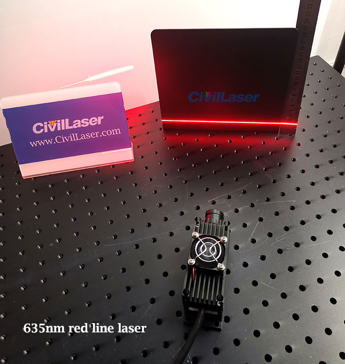 Linear Laser System 532nm 635nm 650nm 793nm 808nm 915nm 1W Line Laser