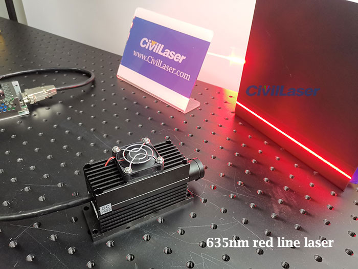 Linear Laser System 532nm 635nm 650nm 793nm 808nm 915nm 1W Line Laser