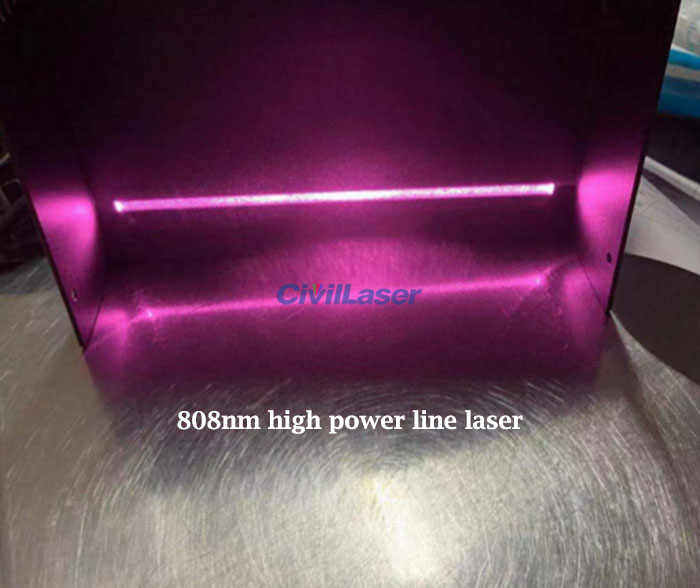 532nm 793nm 808nm 915nm 3～8W High Power Laser Line Laser Syetem