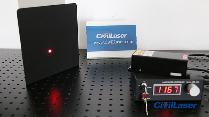 635nm 800mW Semiconductor Laser Red Laser Beam Output Power Adjustable