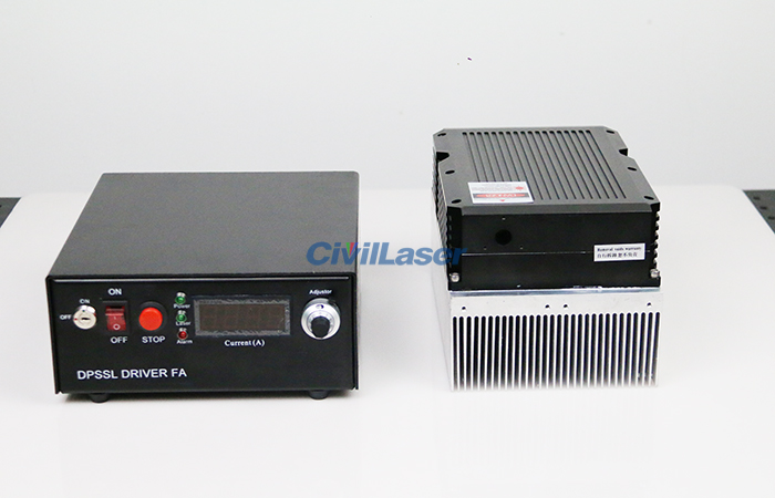 445nm 24W High power Blue Solid-state Laser with power driver