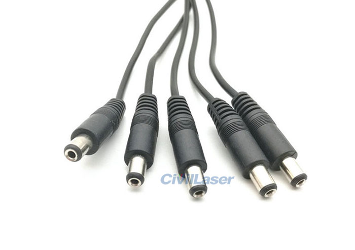 Interface Adapter Cable Divided Into Five Wires Laser Module DC Tap ...