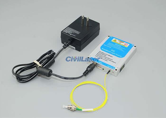 10mW C-band ASE Broadband Light Source 2dB Spectral Flatness ASE-C-10-T ...