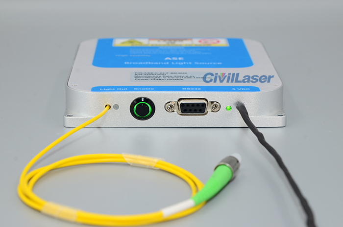 L+ band 1568~1611nm 100mW ASE Broadband Light Source Module Type ASE-L+ ...