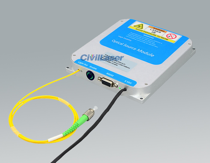 1590nm 20mW PM Fiber Laser Source FL-1590-20-PM-M Module Type