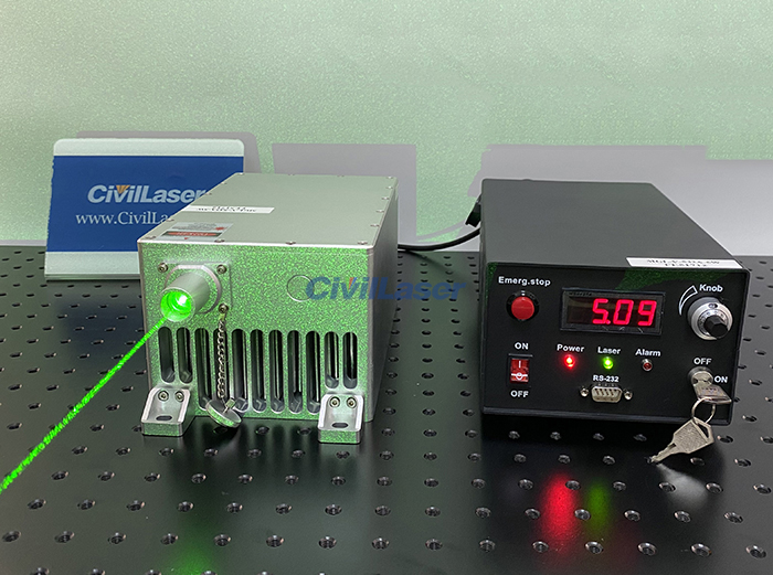 High-Quality Beam Reliable Performance 532nm 5W DPSS Laser MGL-V-532A-5W