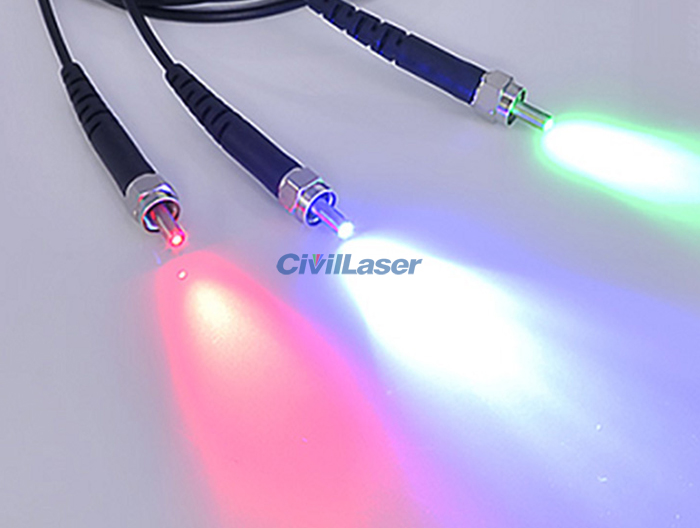 450nm 100mW Fiber Coupled Laser Module Dot Laser Positioning